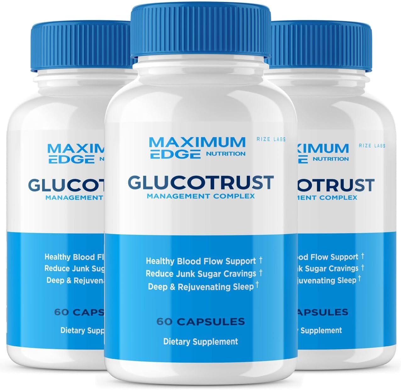 Amazon.com: (3 Pack) Glucotrust Capsules - Gluco Trust Supplement ...