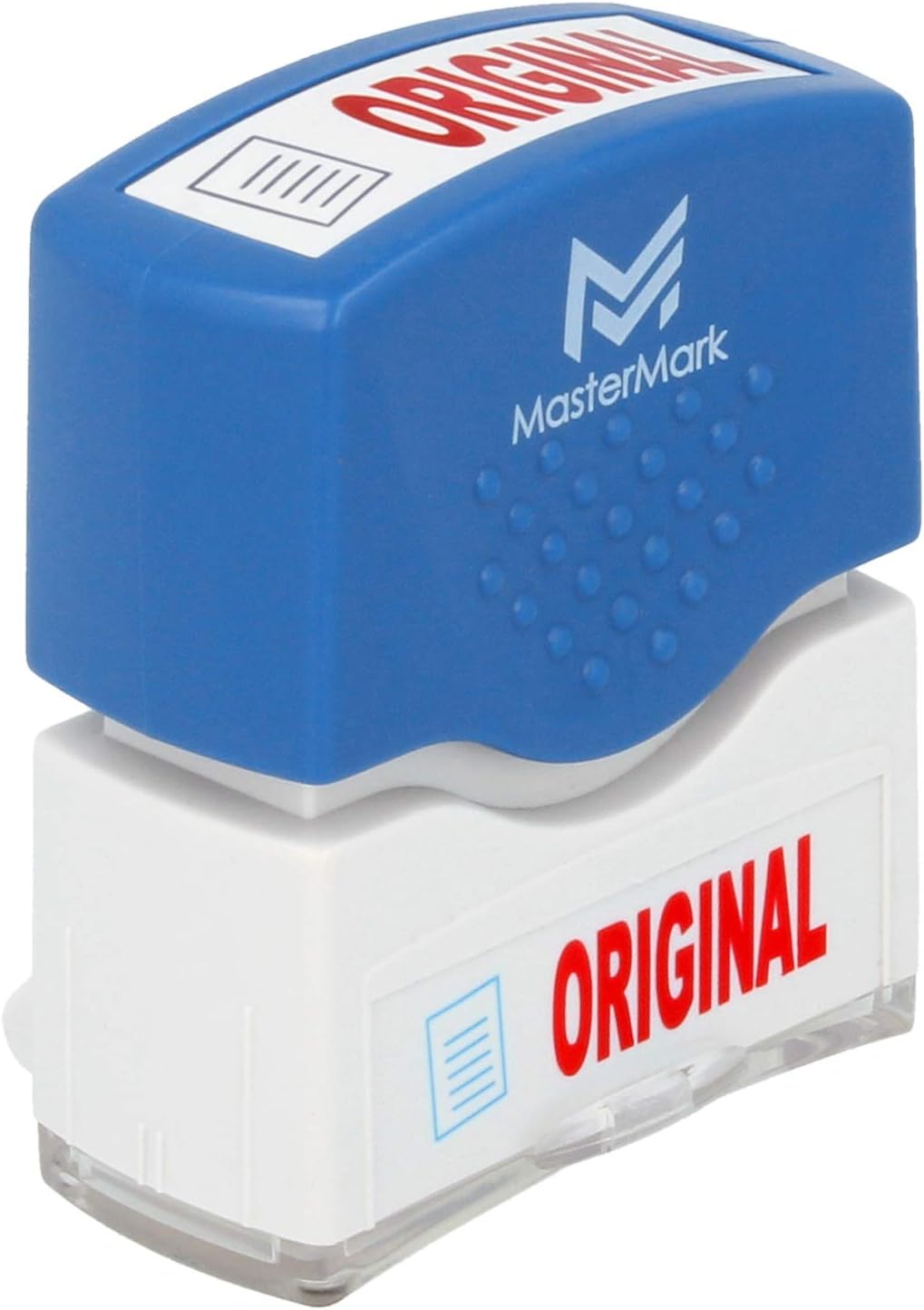 Amazon.com : MasterMark Premium 2-Color Pre-Inked Office Stamp ...