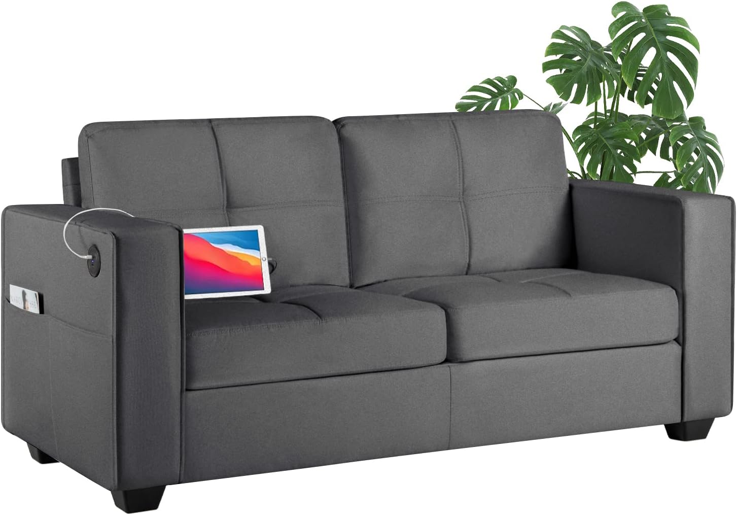 Amazon.com: RecPro Charles Collection | 60" RV Jack Knife Sofa w/Arms ...