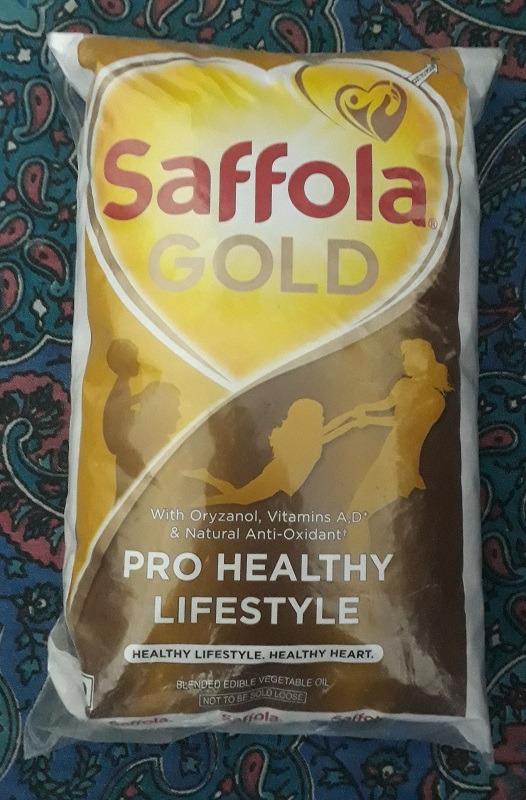 Saffola Gold Refined Cooking oil | Blend of Rice Bran & Sunflower oil ...