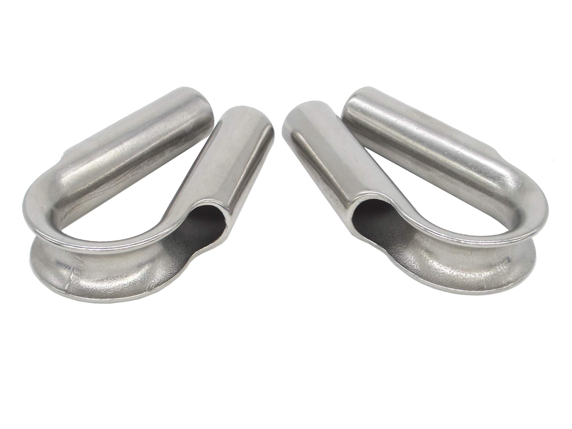 Snapklik.com : Stainless Steel Wire Rope Tube Thimble Heavy Duty Cable ...