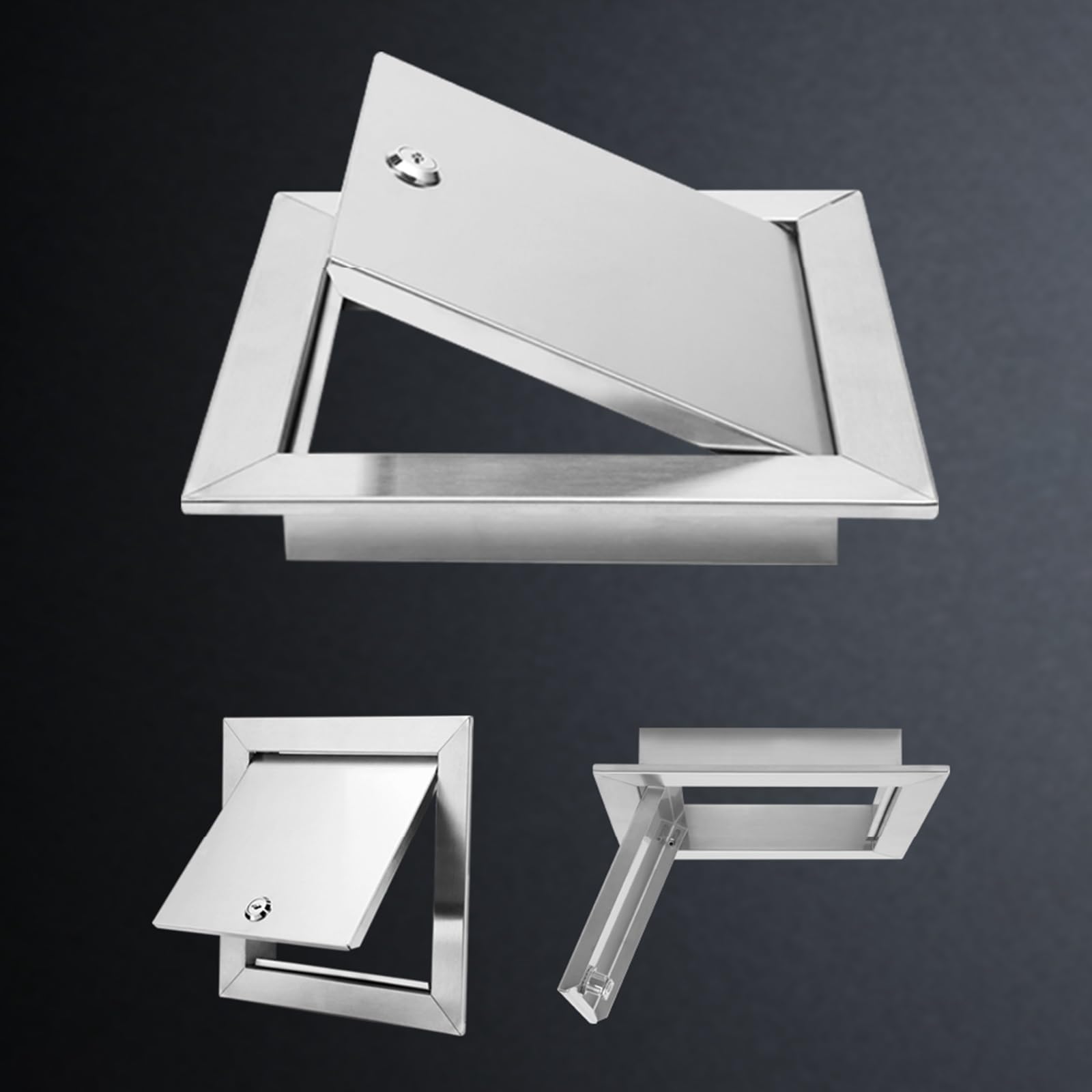 Waterproof Wall Plate For Plumbing Stainless Steel Locking Access Door ...