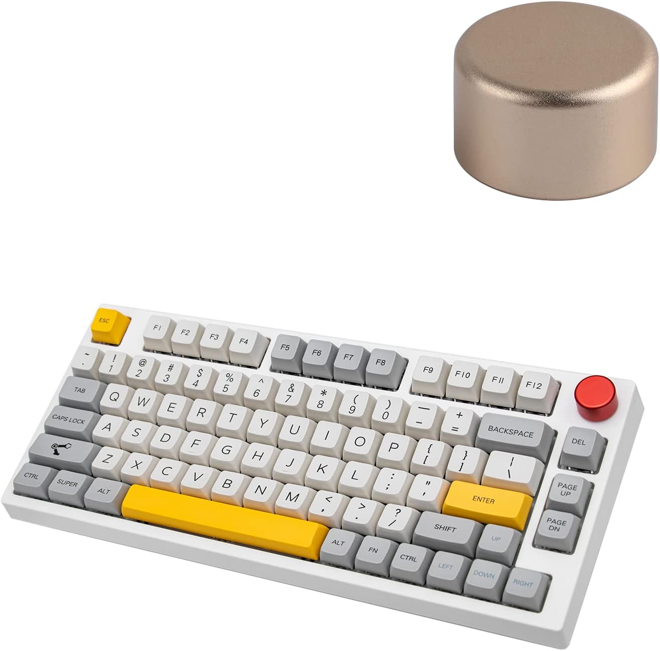 Amazon.com: EPOMAKER TH80 Pro 75% 80 Keys Hot Swap Mechanical Gaming ...