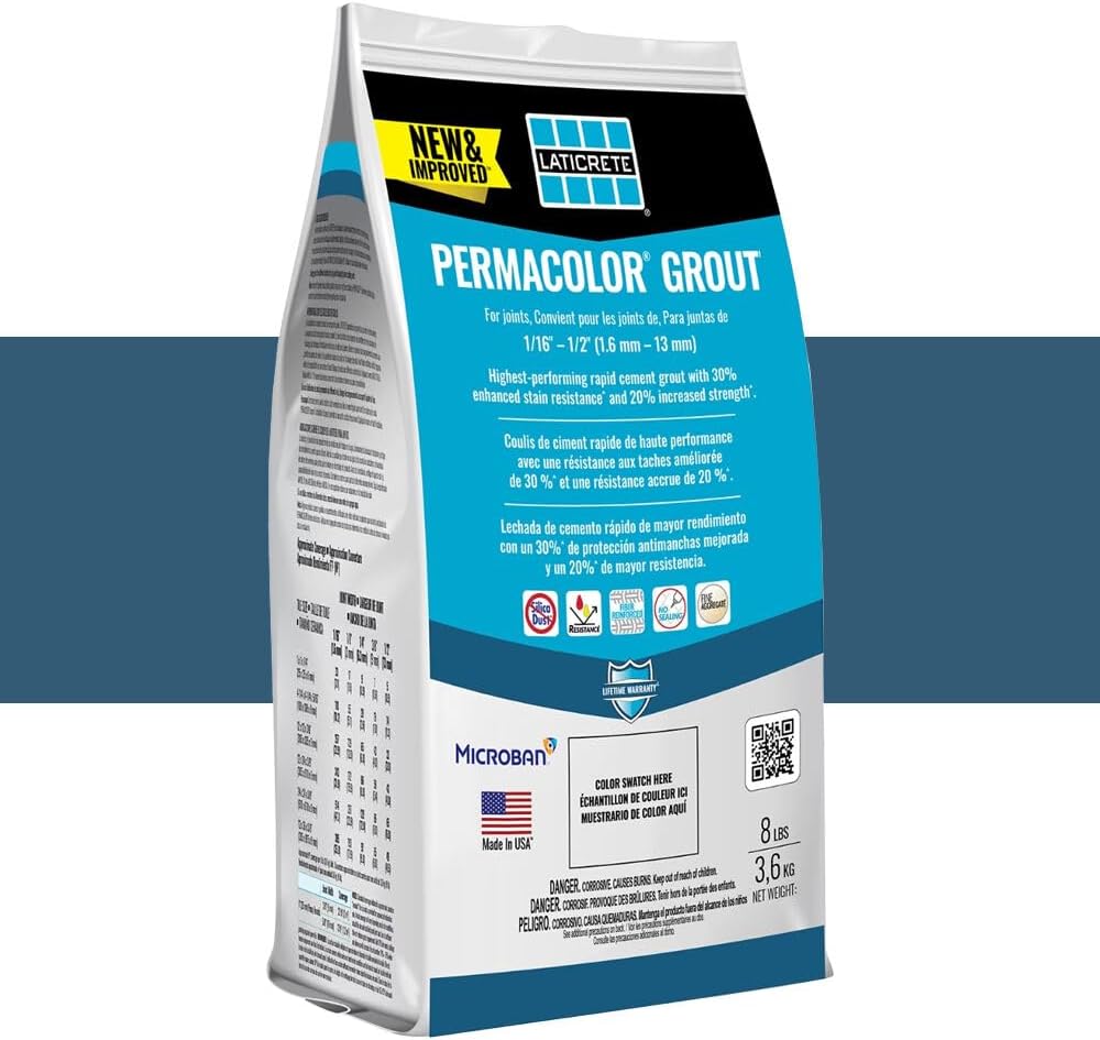 LATICRETE PERMACOLOR Grout Raven 25LB - Tile Grout - Amazon.com