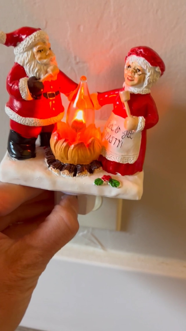 Watch Cozy Santa Campfire Night Light- Watch! on Amazon Live