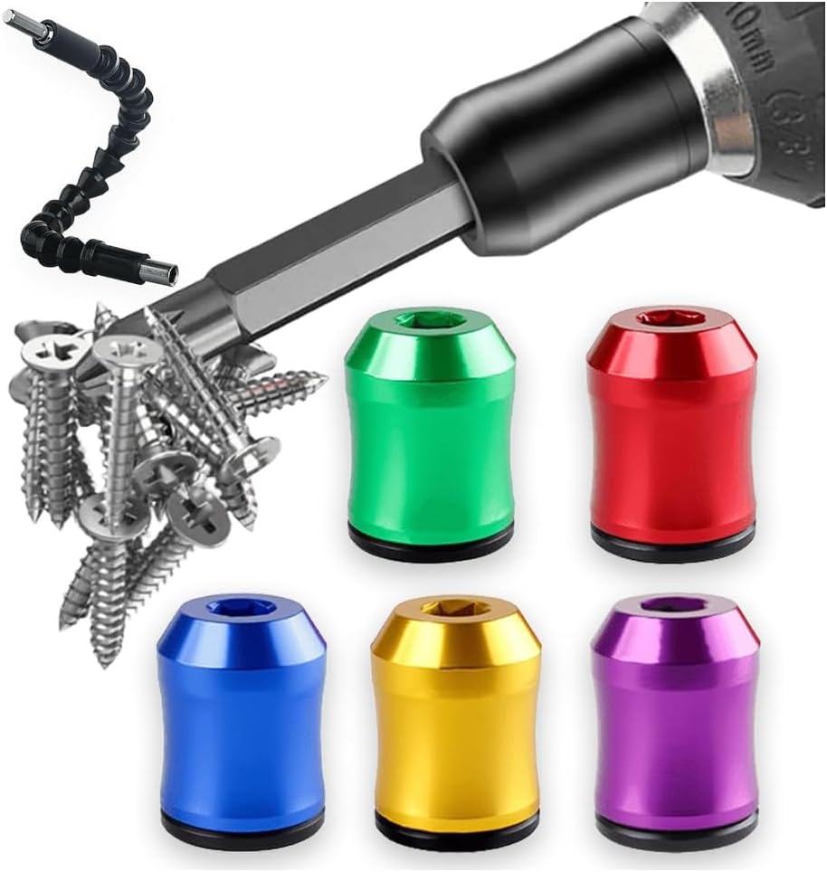 Amazon.com: 5Pcs Screwdriver Head Magnetics Rings, Magnetics Screw ...