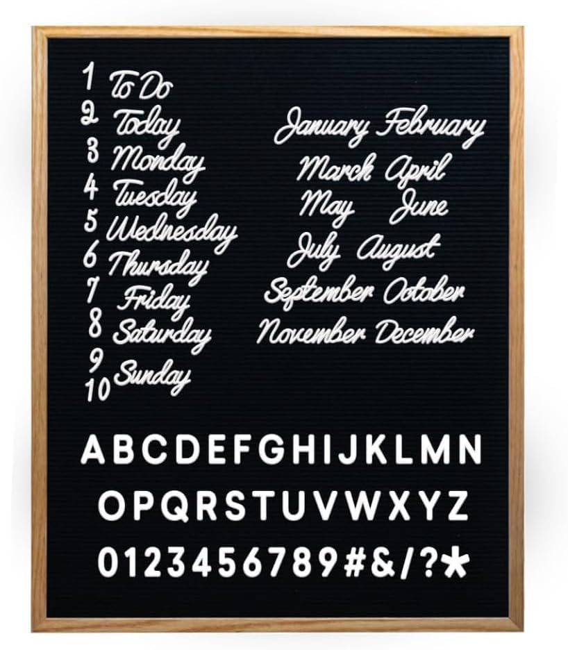 Amazon.com: Felt Like Sharing Large Felt Letter Board 24x30in ...