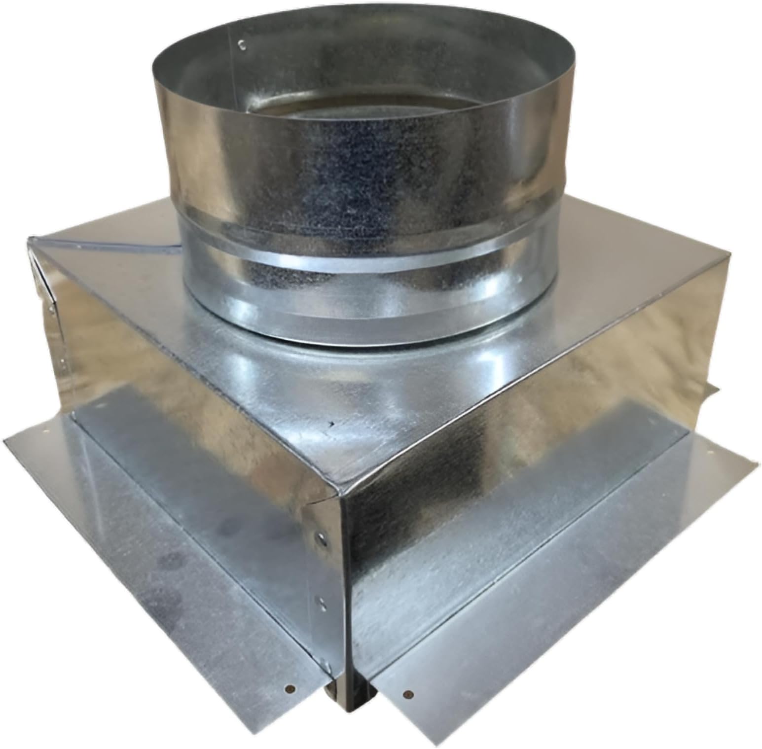 HVAC Plenum Ceiling Box 16X16X16 (16"X16" Square to 16" Round) with ...