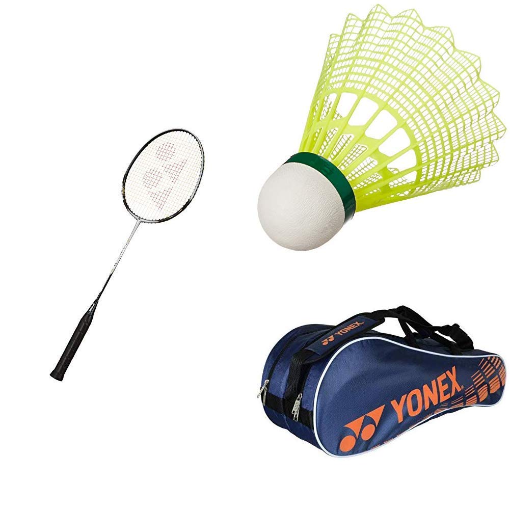 Buy Yonex Carx 6000 Badminton Kit (Racquet + Mavis 350 + Kit Bag ...