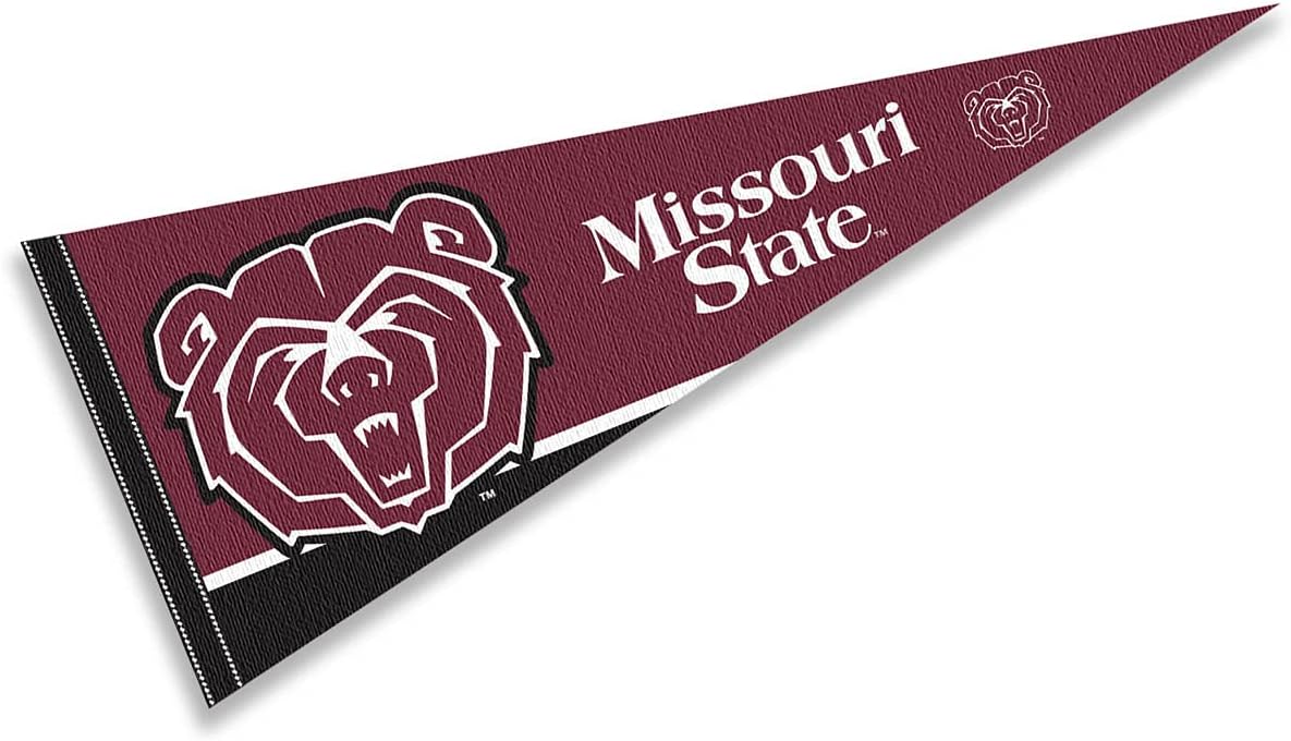 Amazon | Missouri State University Pennantフルサイズフェルト | College Flags and ...