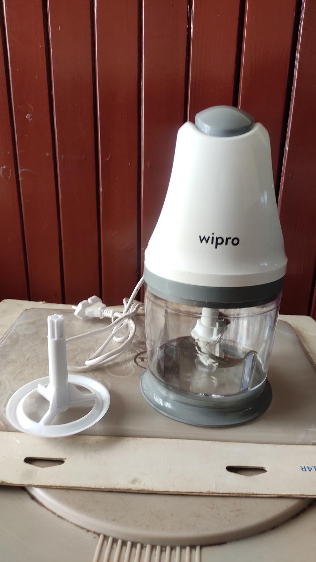 Buy Wipro Vesta Electric Chopper 300 Watt DC Motor |Double Stack SS ...