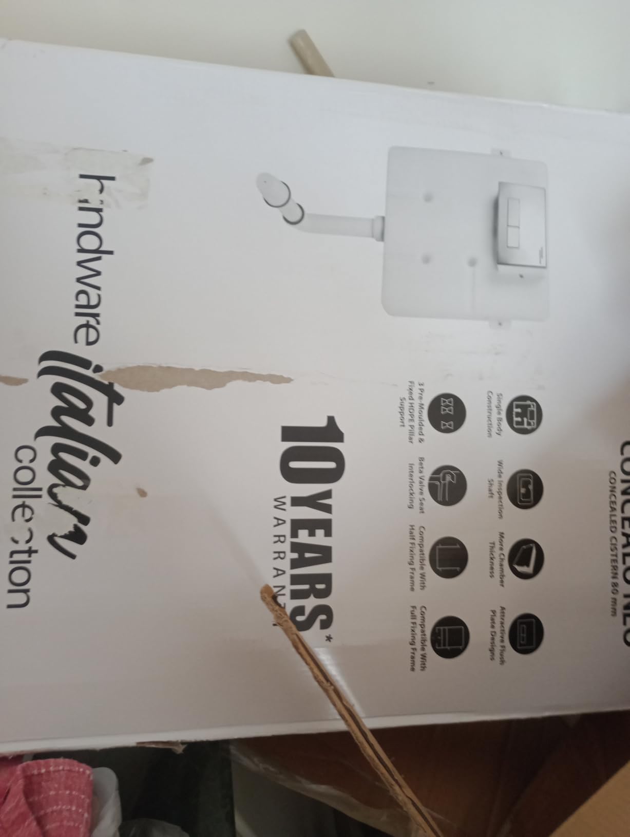 Hindware Concealed Cistern for Bathroom | Made of PVC | Concealo Neo ...