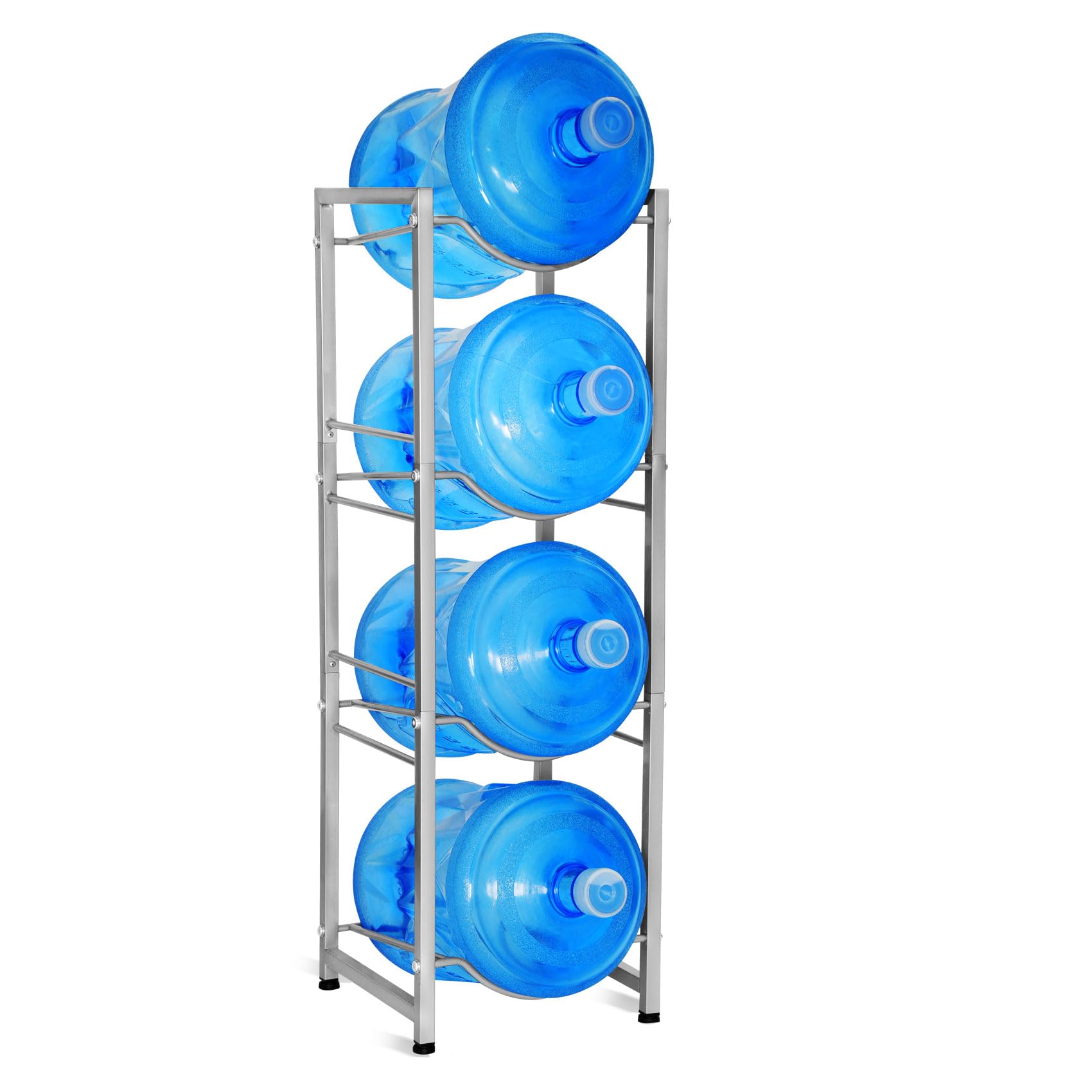 Amazon.com: 5 Gallon Water Bottle Holder(Silver) Single, 4 Tier 5 ...