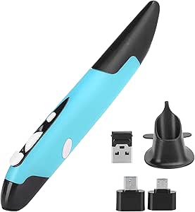 Rechargeable Pocket Pen Mouse, USB Computer Stylus Optical Ergonomic ...