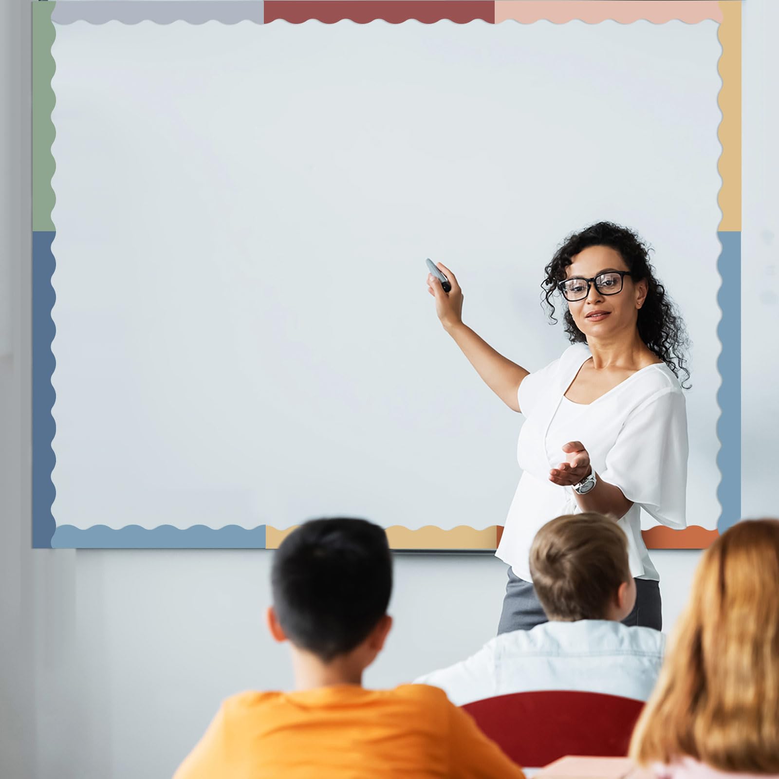 Snapklik.com : Qeeenar 24 Pcs Magnetic Borders For Classroom Bulletin ...