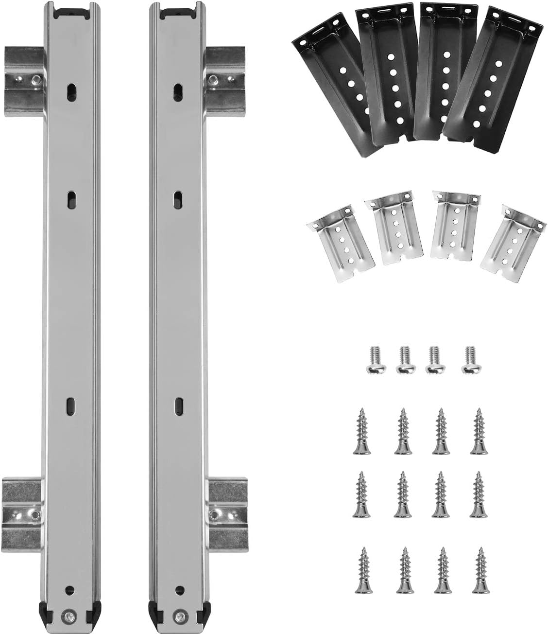 Keyboard Slide, KINJOEK 14 Inch 2 PCS Heavy Duty Ball Bearing Slides ...
