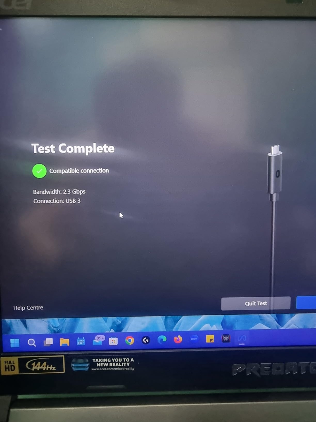 INICIO USB C VR Link Cable 10Feet/3m, USB-C 3.1 To Type C Cable 5Gbps ...