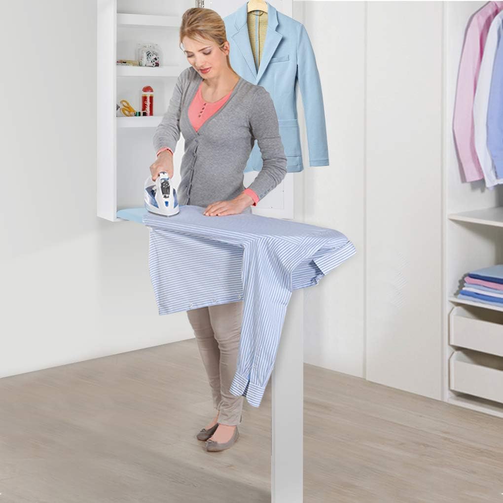 Amazon.com: UStyle Ironing Board Cabinet with Dressing Mirror and ...