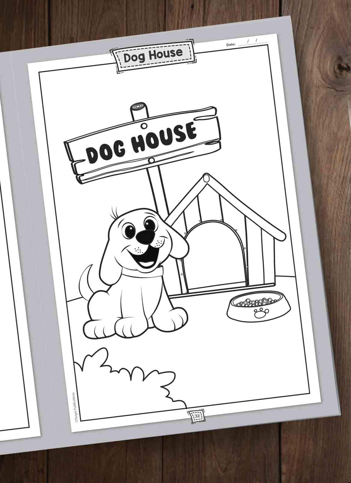 Target Dog Coloring Page The Too Cute Coloring Book: Puppies By