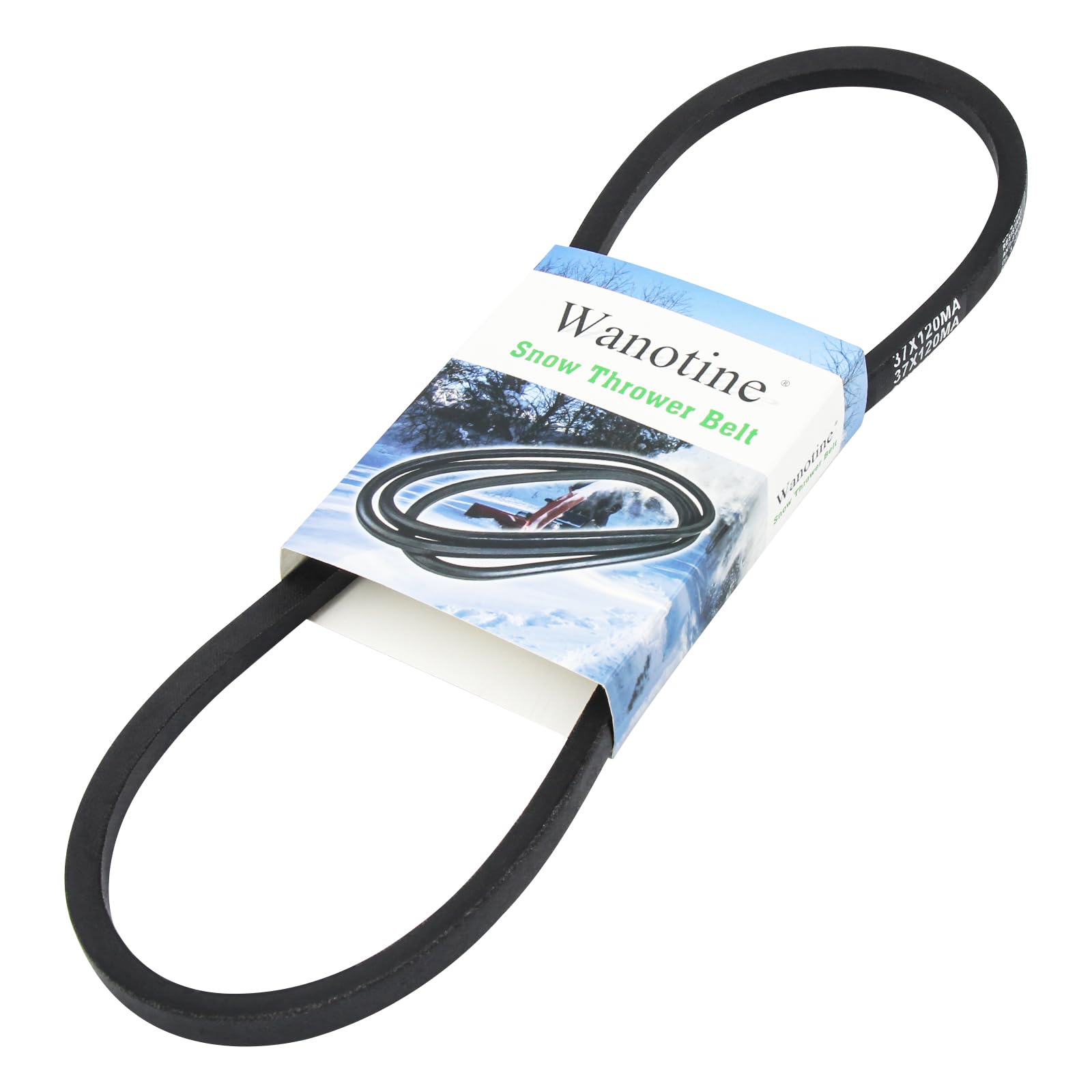 Amazon.com: Wanotine 37X120MA Auger Belt for Murray 24'' 26'' Dual ...
