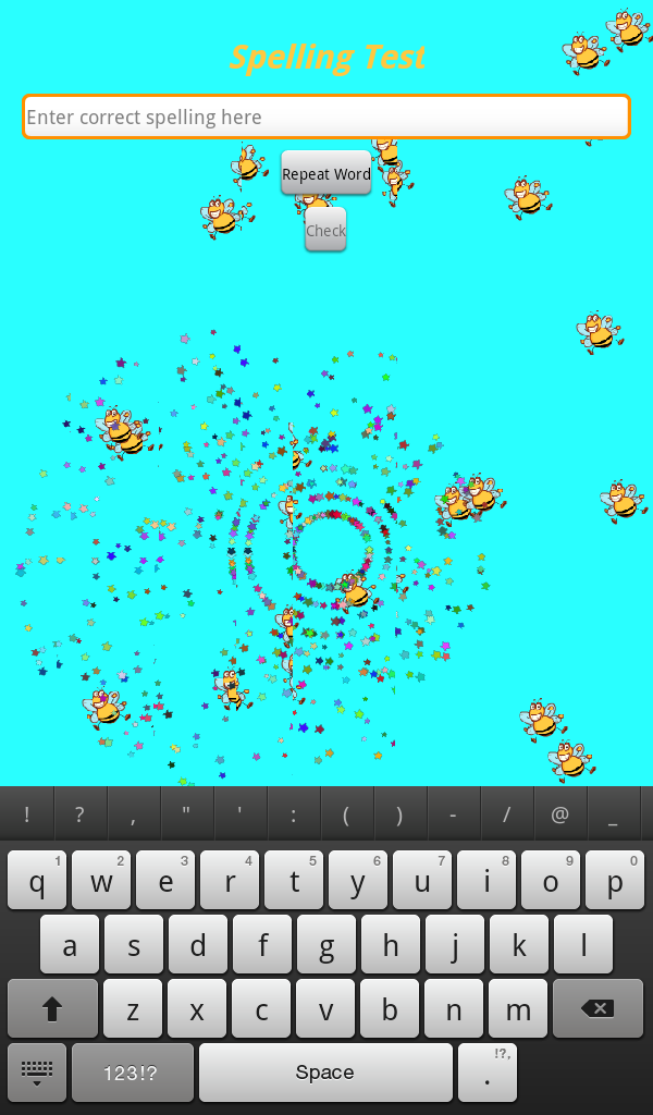 Busy Bee Spelling Test - App on Amazon Appstore