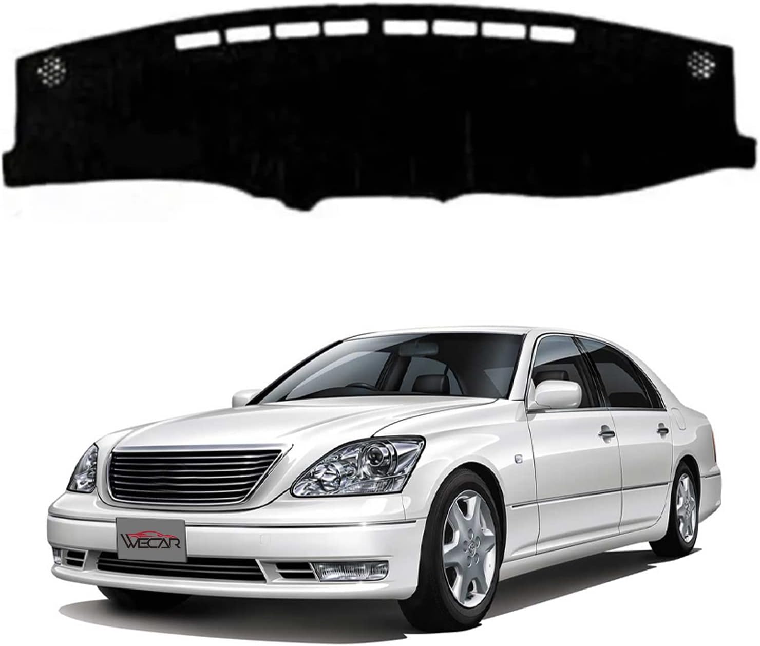 Amazon | WeCar ダッシュボードマット トヨタ 30系 セルシオ UCF30 UCF31 2009年9月~ 専用 ダッシュマット ダッシュボードカバー 紫外線パッド ズレ防止 ...