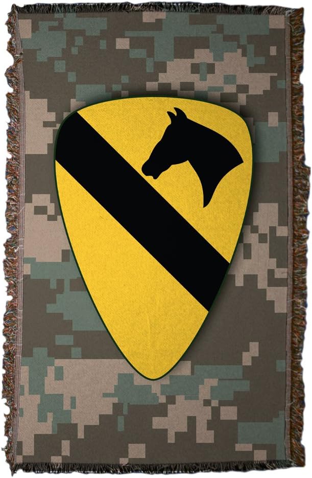 Amazon.com: VictoryStore Blanket - Military Divisions Woven Blanket ...