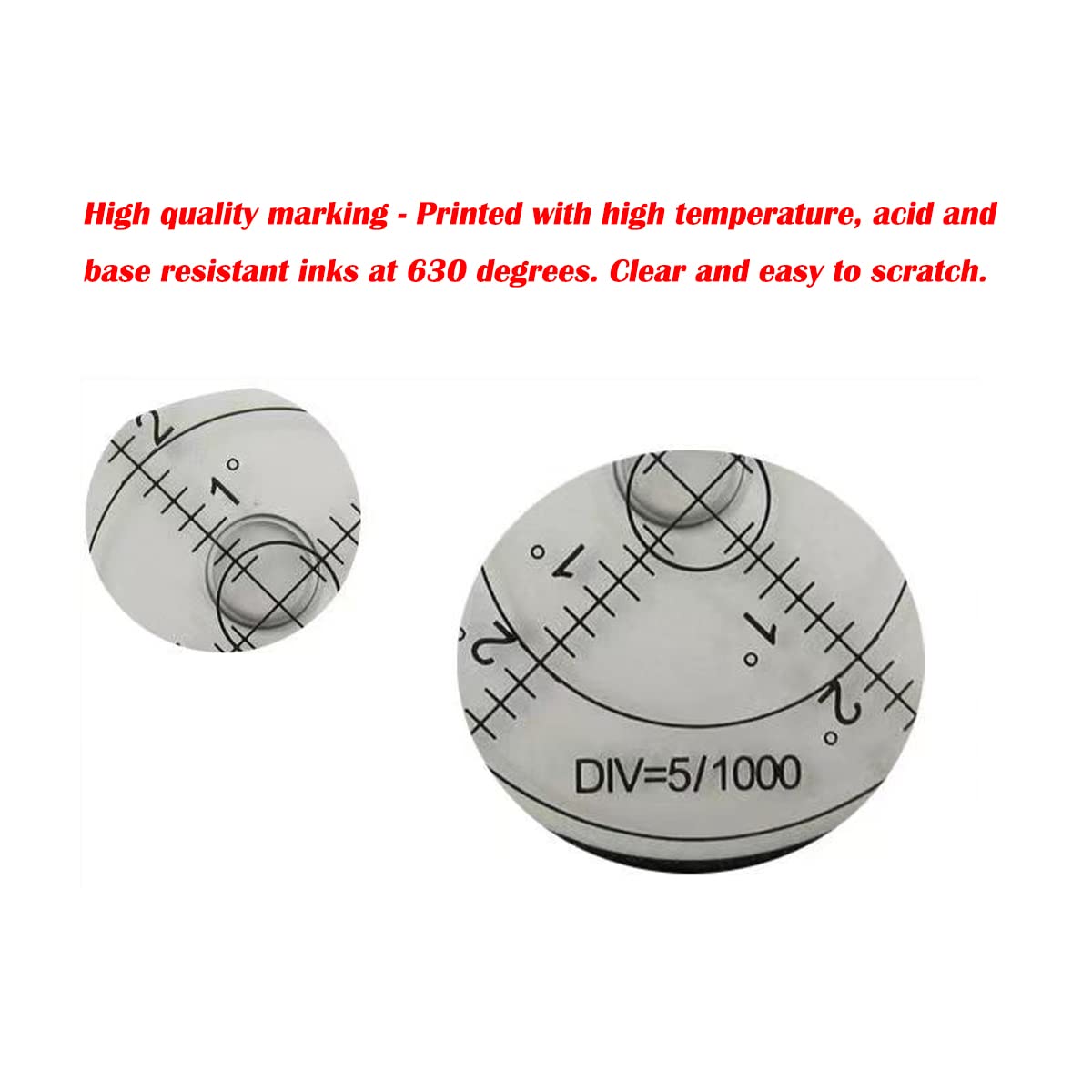 Snapklik.com : BUBLEVL Round High Precision 2.4inch 60MM Accuracy 15/2 ...