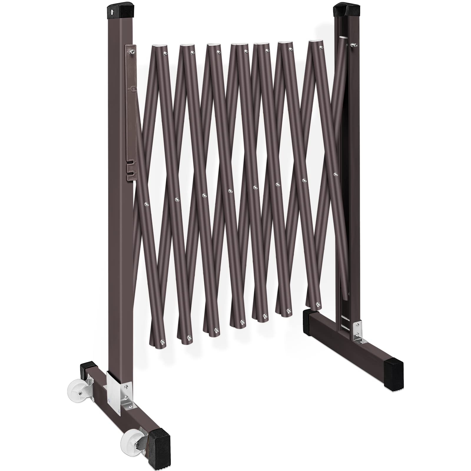 Expandable Door Gate Portable Security Gate 44 Inch High Driveway ...