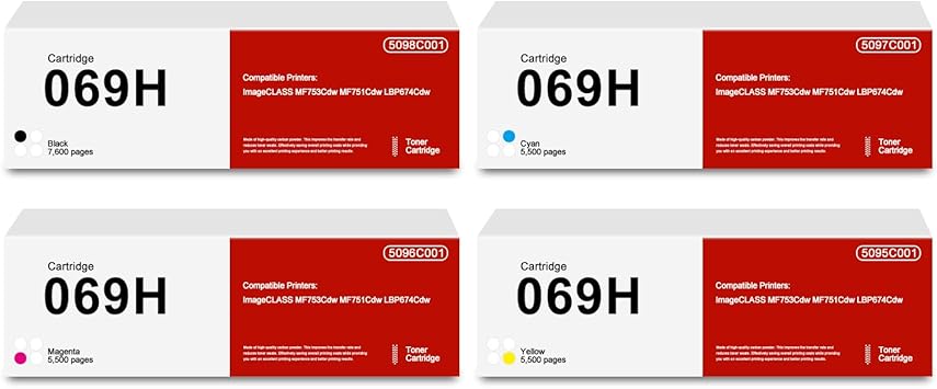 Amazon.com: 069H CRG069H CRG-069H Toner Cartridge Replacement for Canon ...