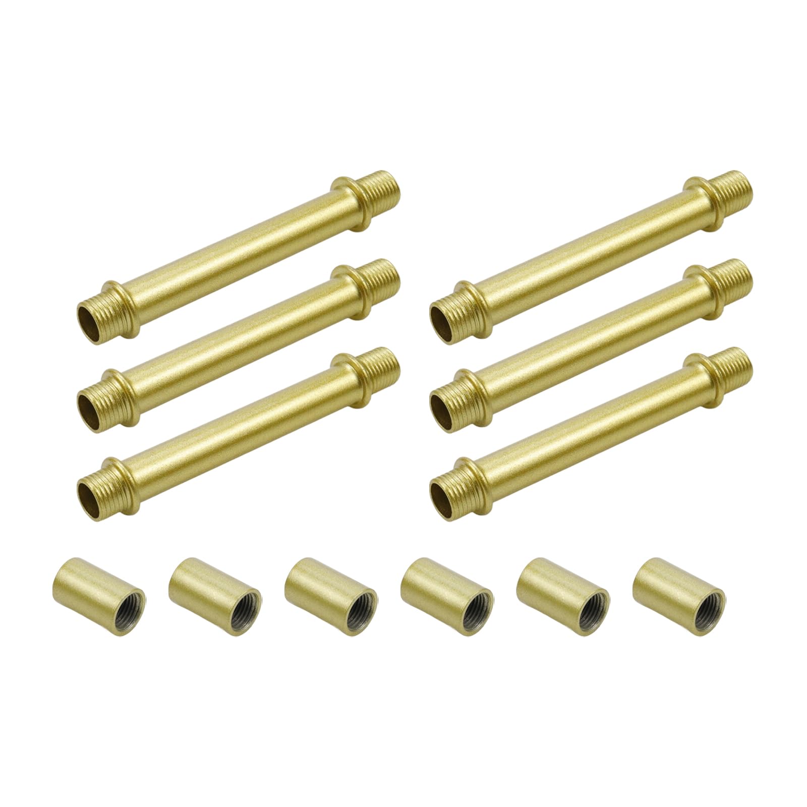 Amazon.com: KUMGROT 6 PCS Straight Pipe Lamp Stem Extension Rod M10 ...