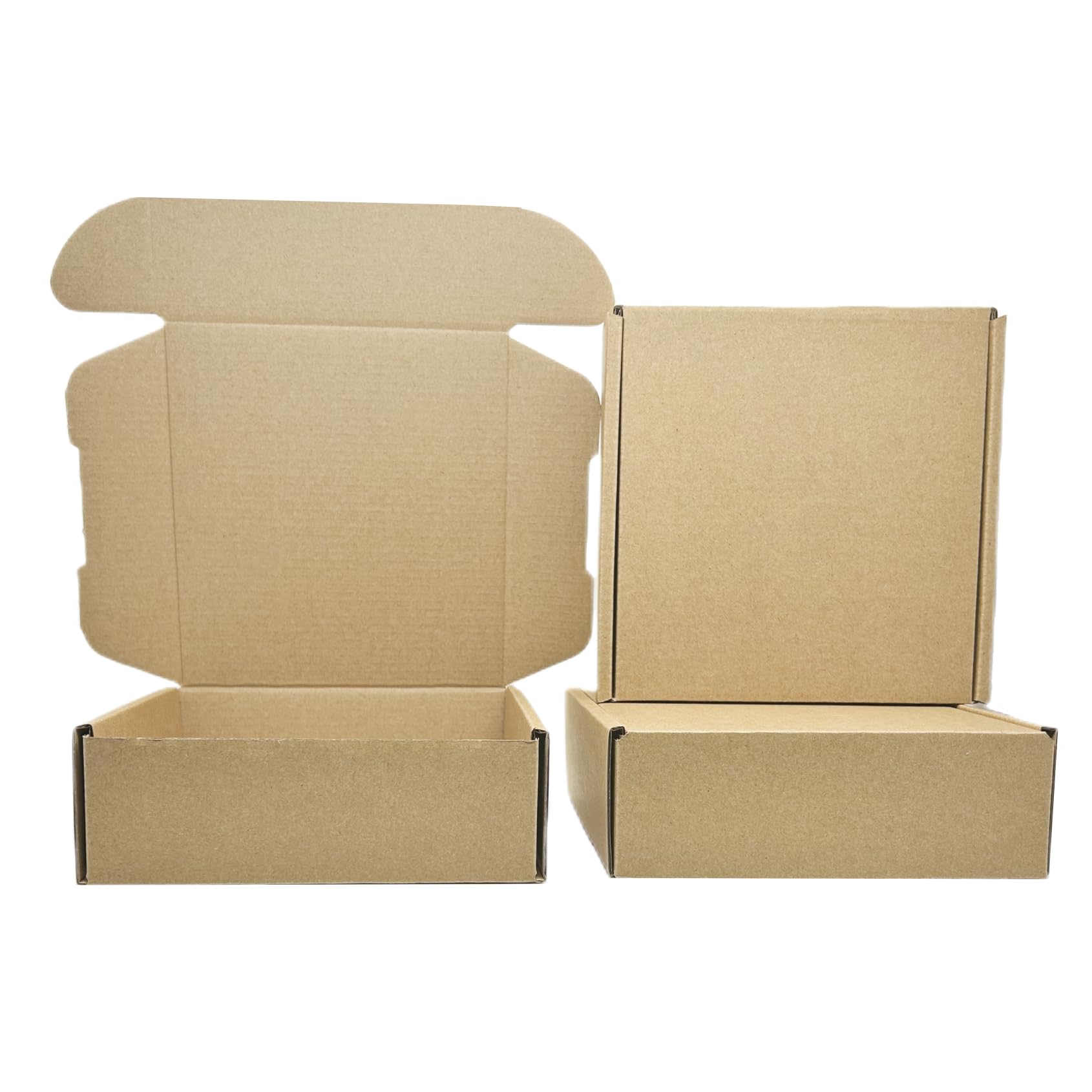 Amazon.com: Small Sturdy Cardboard Box 6 x 6 x 2 Inch Mailing ...