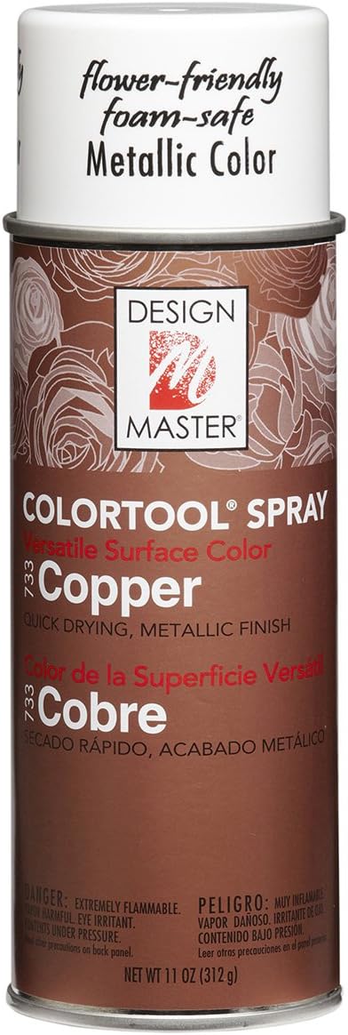 Amazon.com: design master Colortool Floral Spray Paint 12oz Flat Black ...