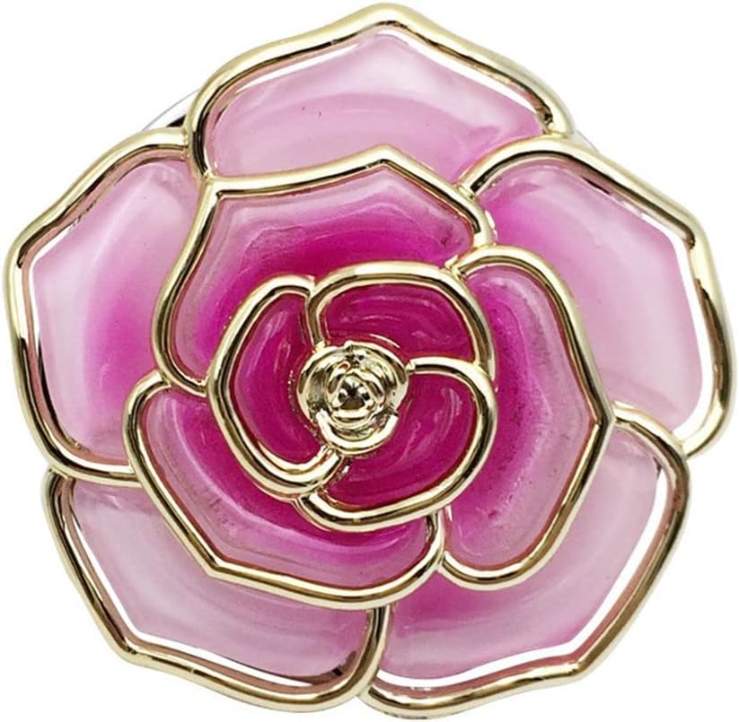 Amazon.com: gofidin Office Table Clasp Hanger Rose Flower Purse Holder ...