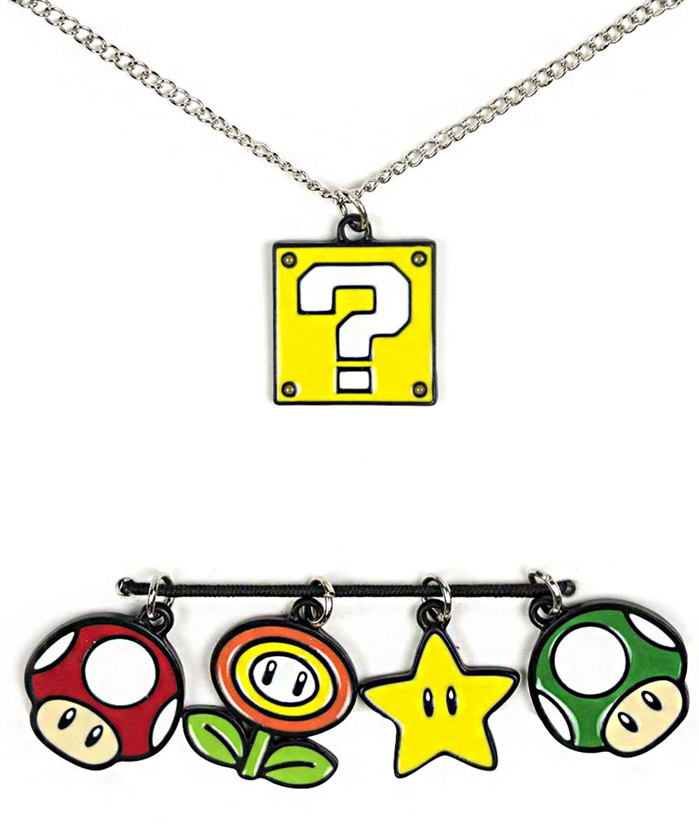 Amazon.com: Nintendo Necklace Set - Super Mario: Clothing, Shoes & Jewelry