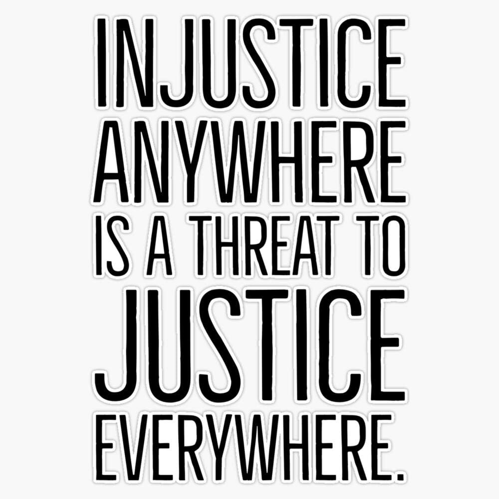 Amazon.com - Martin Luther King Jr Quote, Injustice Anywhere Is A ...