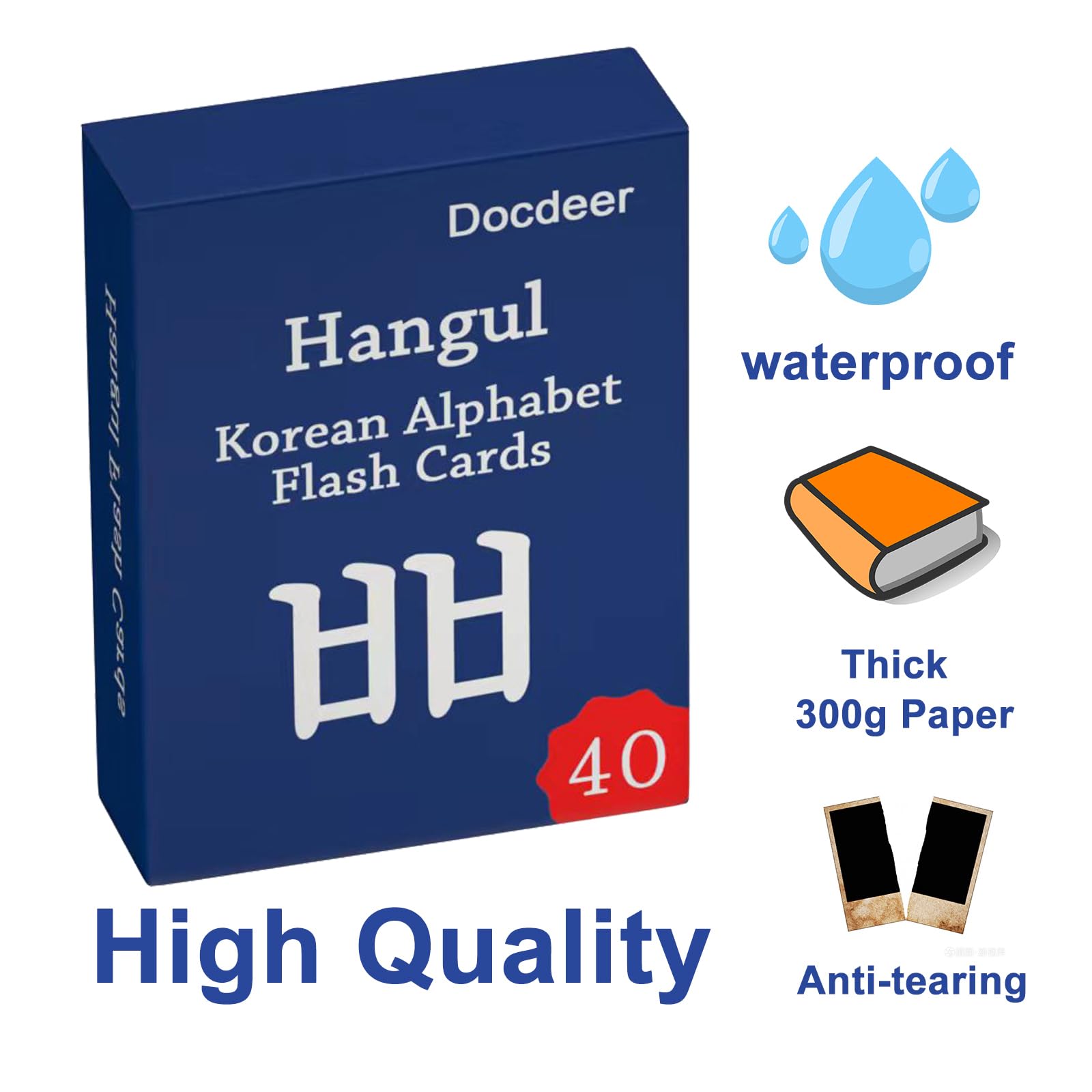 Snapklik.com : Hangul Korean Alphabet Syllabary Flash Cards For ...
