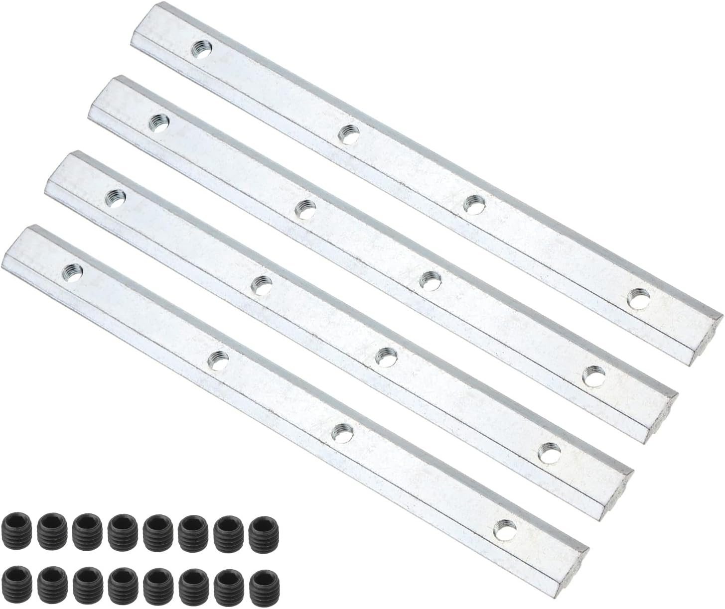 Amazon.com: PATIKIL 7.1 Inch Straight Line Connector, 4 Pcs T/V Slot ...