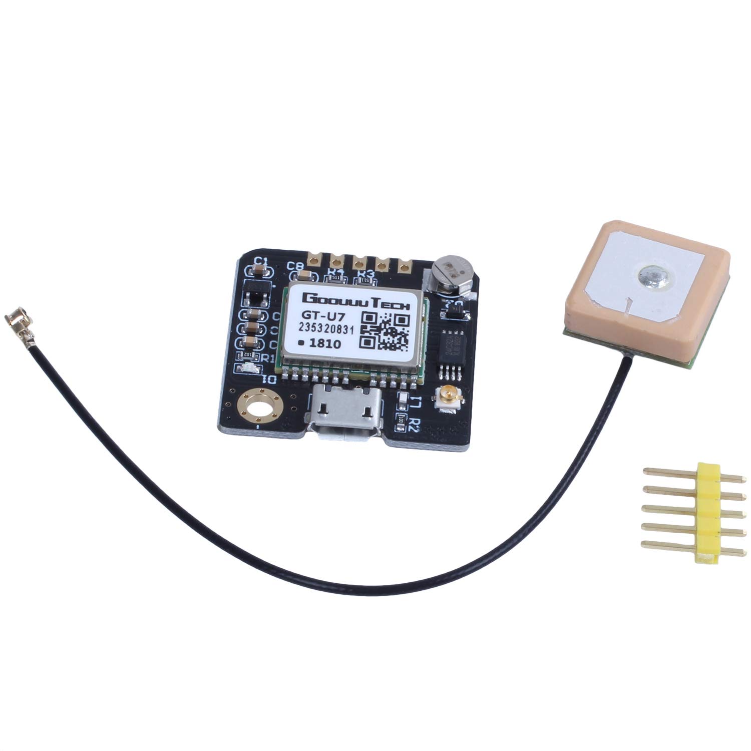 Buy Semoic 1 Set Of Black Metal Gt U7 Gps Module Navigation Satellite Positioning For Neo 6m 51