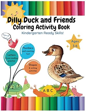 Dilly Duck and Friends Coloring Activity Book: DiBella-McCarthy, Holly ...