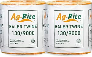 Amazon.com: Ag-Rite Baling Twine, Poly Propylene 130 Pound Knot ...