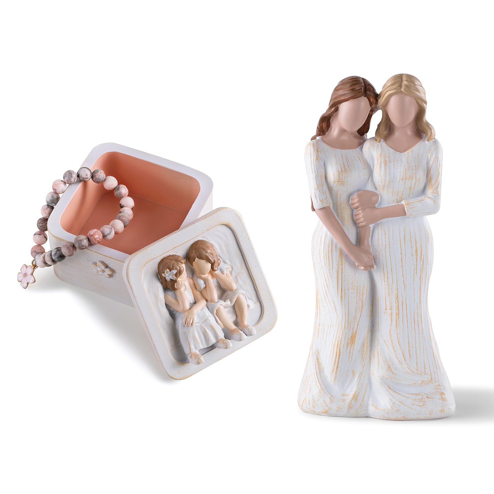 Amazon.com: Storieme Sister Figurines Bundle Sister Keepsake Box : Home & Kitchen