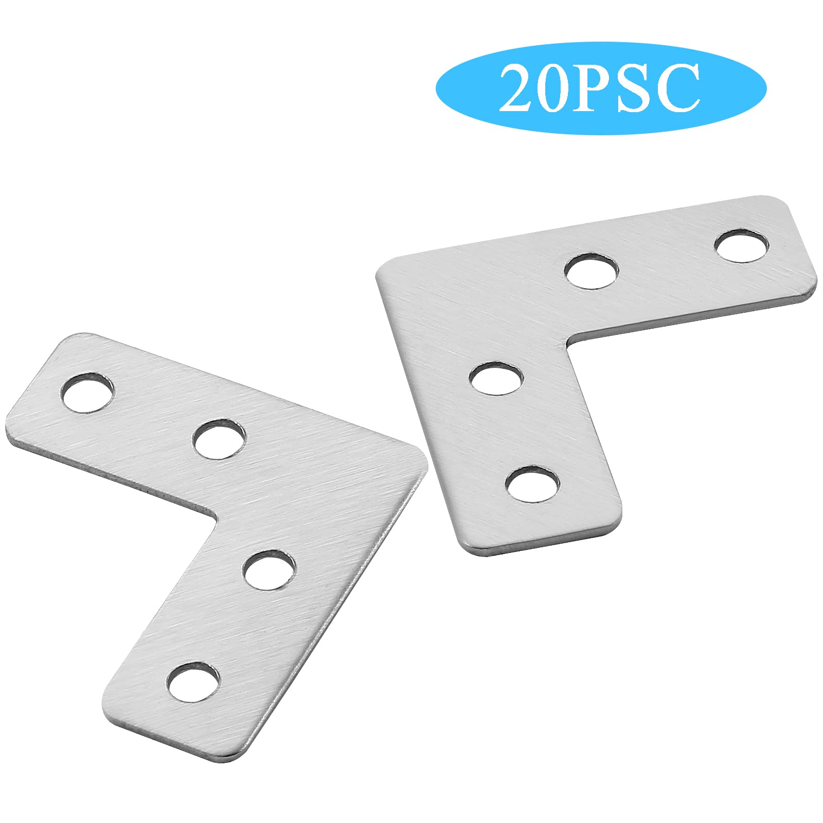 Flat L Heavy Duty Flat L-Shaped - Galvanized Steel Mending Plate For ...