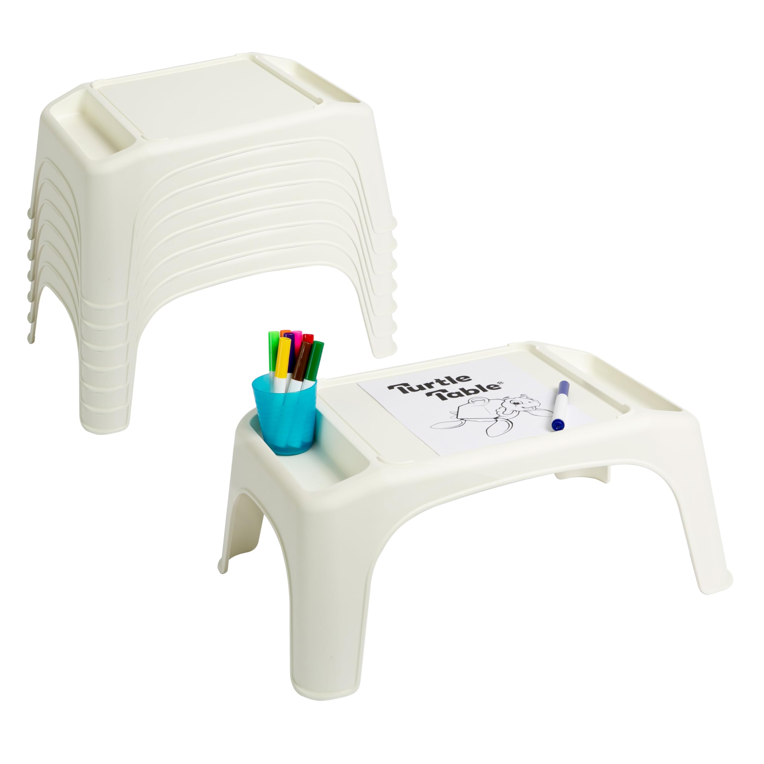 Snapklik.com : LAPGEAR Turtle Table Kids Activity Lap Desk Tray