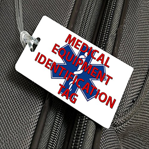 2x Medical Equipment Identification Luggage Tags TSA Carry-On CPAP ...