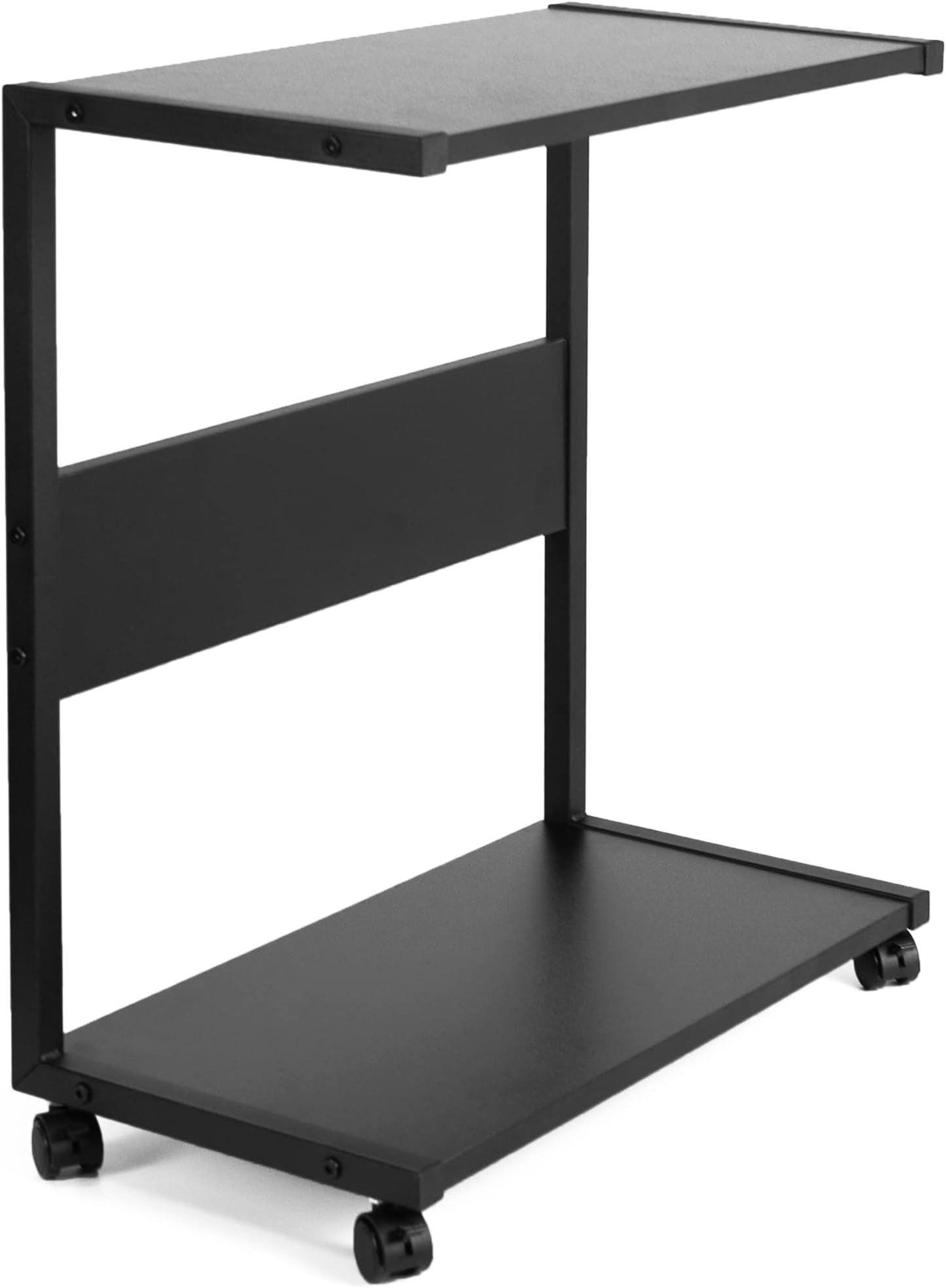 Amazon.com: VIVO Mobile PC Cart with Storage, 2-Tier Shelf CPU Holder ...