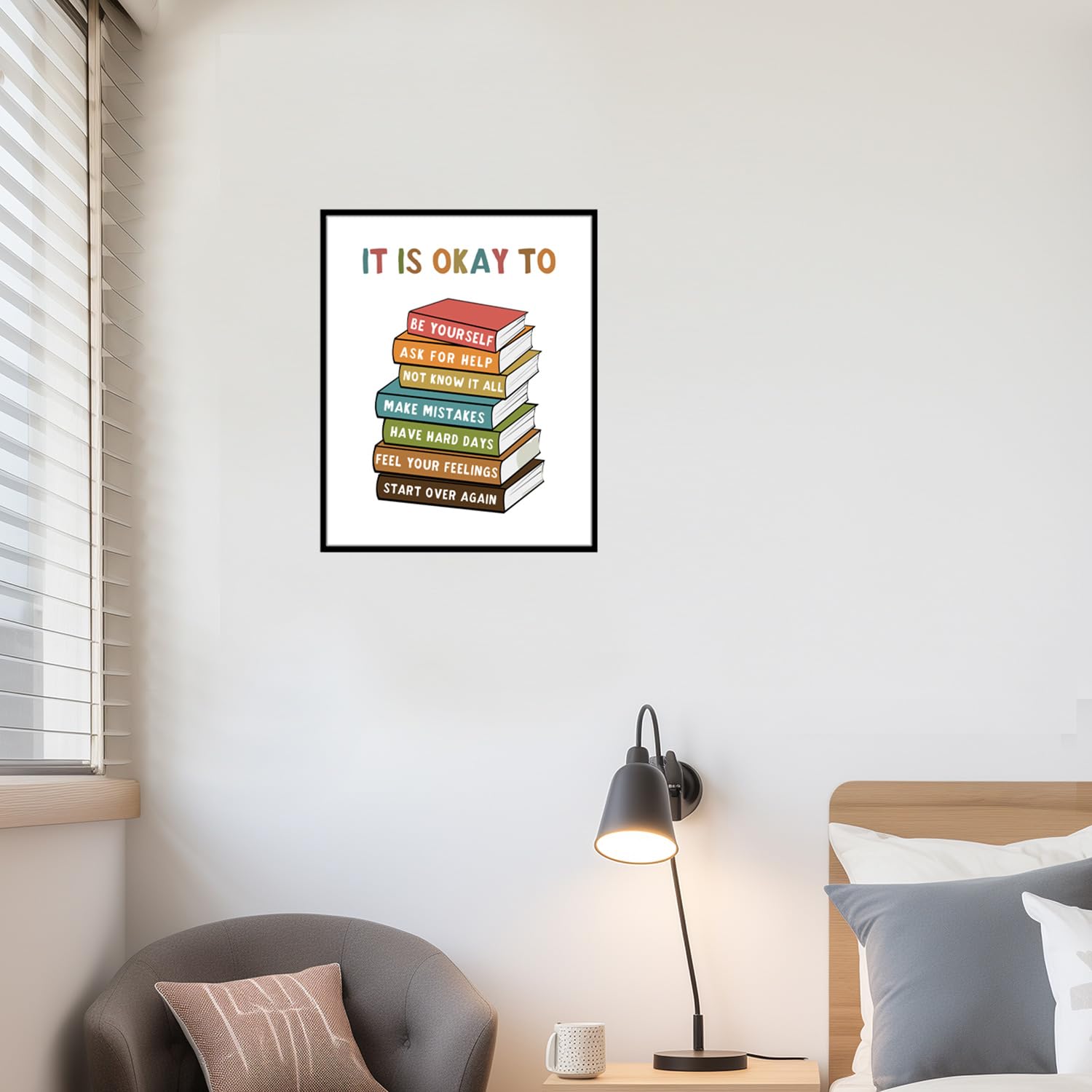 Snapklik.com : It Is Okay To Feel, Boho Classroom Decor, My Feelings ...