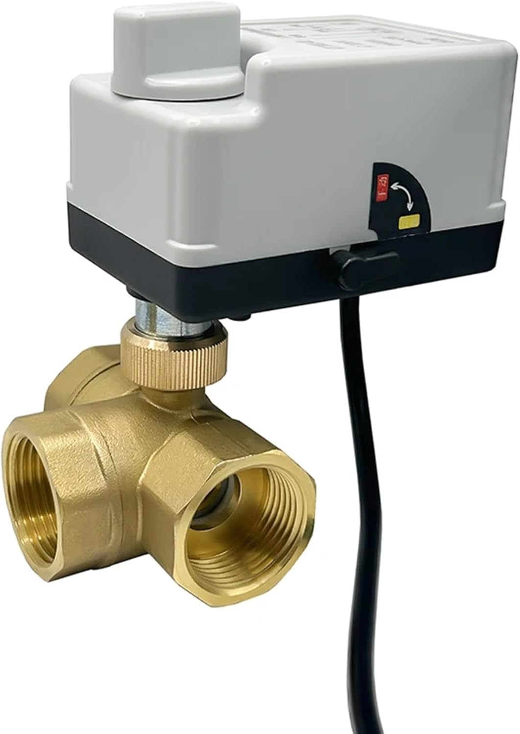 DN15-DN40 Vanne à bille motorisée en laiton 3 voies Actionneurs ...