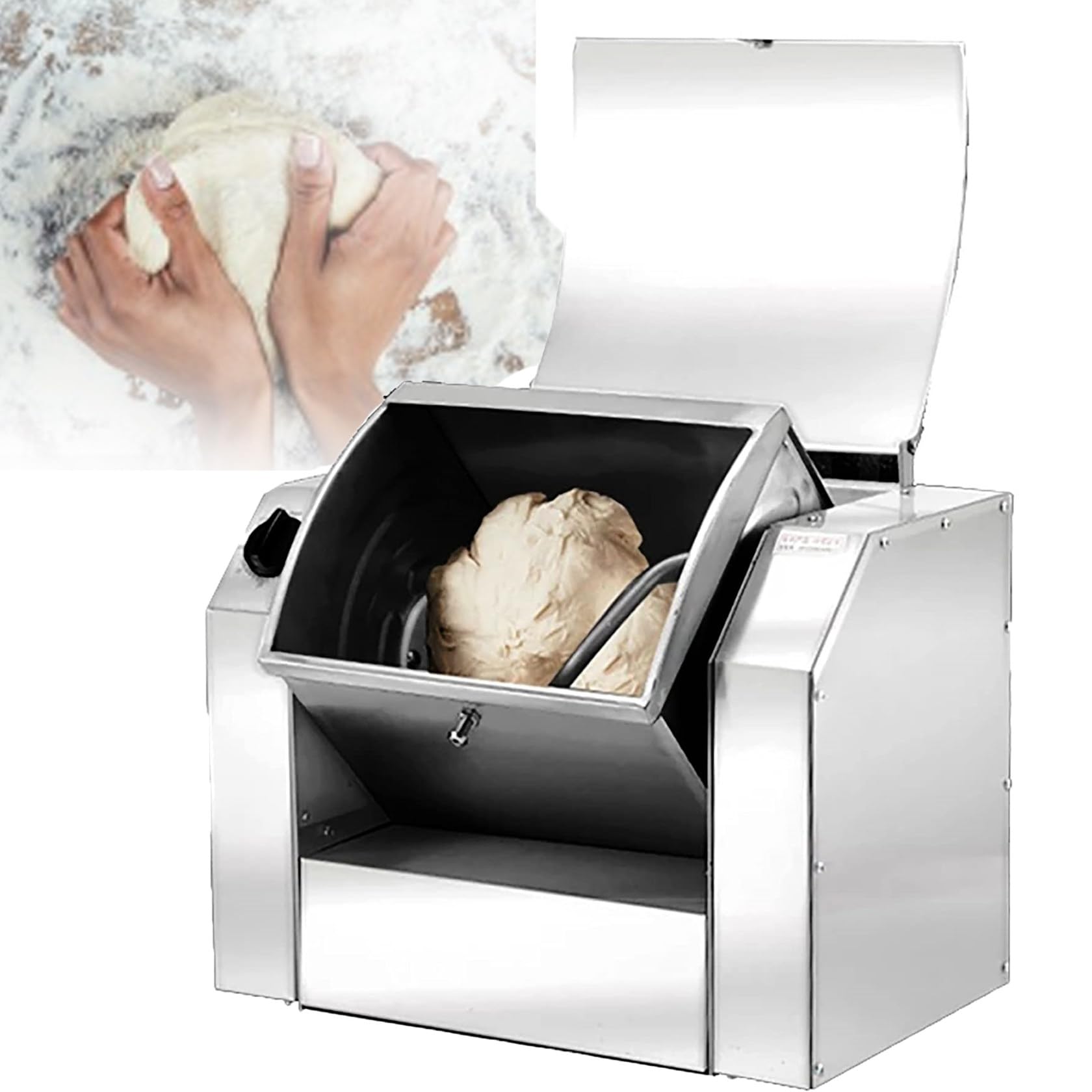 Commercial Dough Mixer All Stainless Steel Pizza Dough Mixer Dough ...