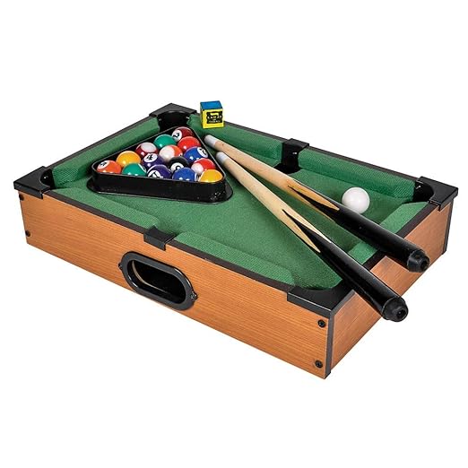 Srenta Mini Pool Table - Mini Tabletop Portable Billiards Game for ...
